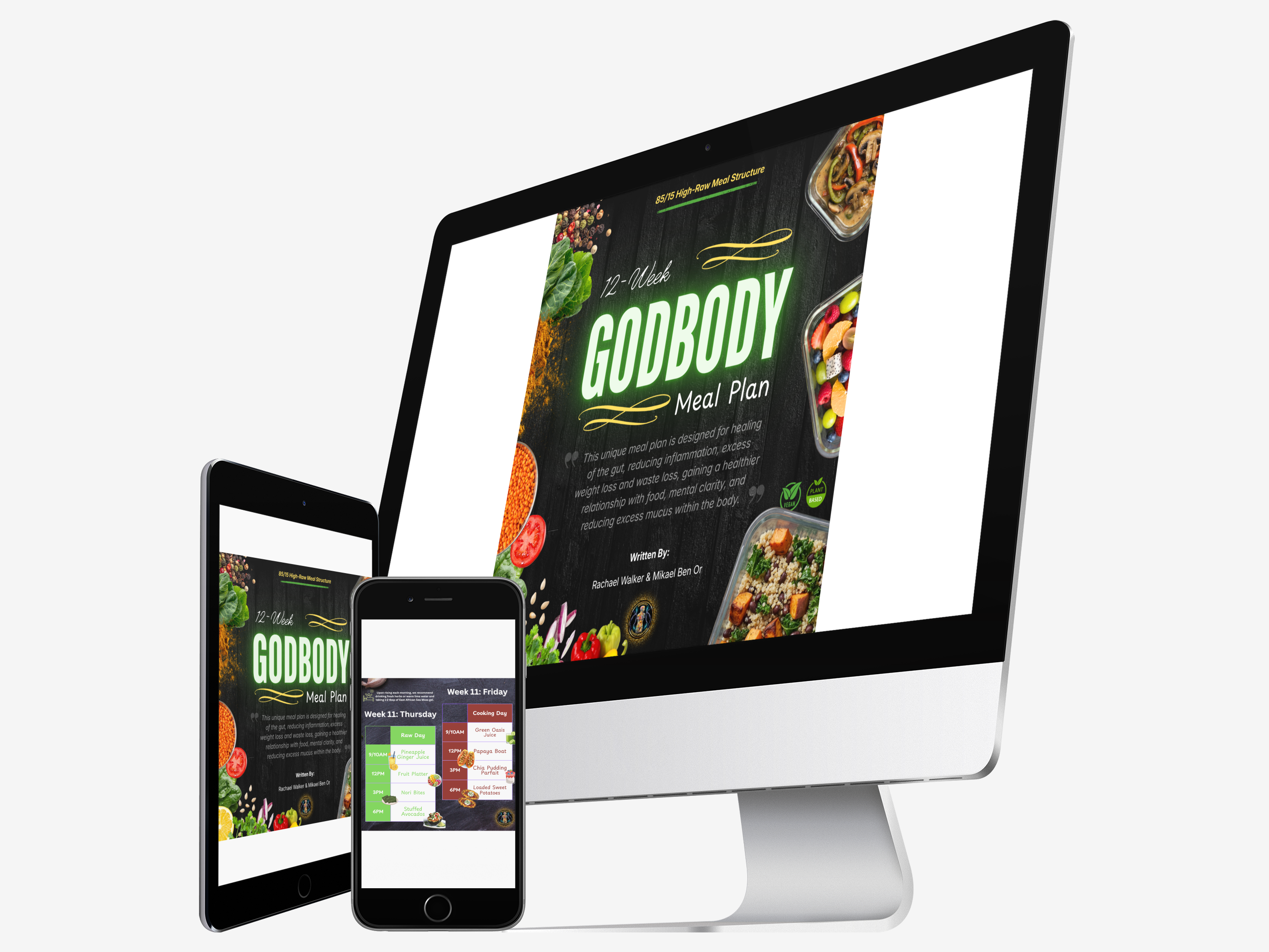 12-Week Godbody Meal Plan – Vegan Auntie